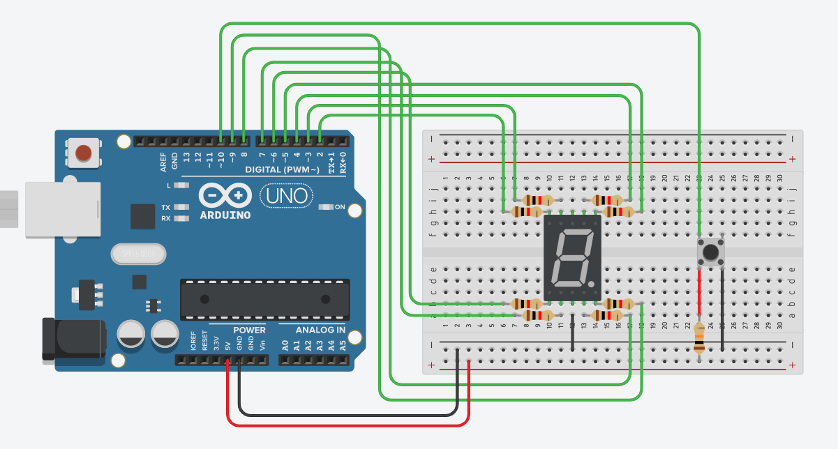 Interfacing 7 Segment Display with Arduino
