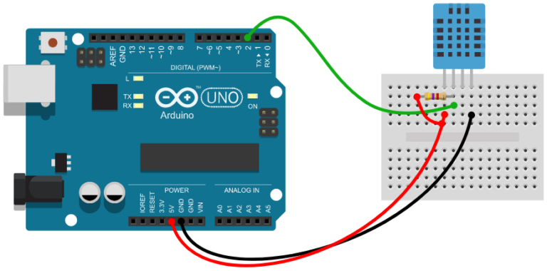 DHT11 & DHT22 Humidity and Temperature Sensor with Arduino