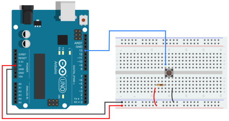 Arduino Buttons and LEDs | Push Button Tutorial